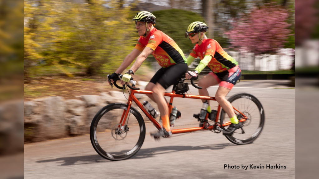 In Tandem Book Reading - Tandem Bicycle Riding & Relating